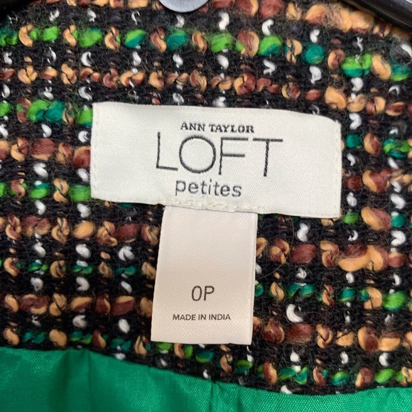 Jackets & Coats | Ann Taylor Loft Cropped Tweed Jacket | Poshmark